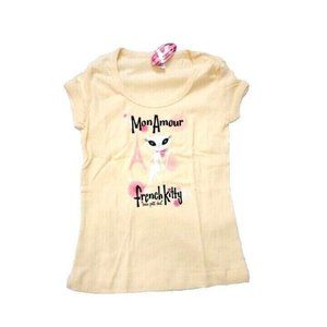 Mighty Fine | Tops | Vintage French Kitty By Mighty Fine Womens Top ...